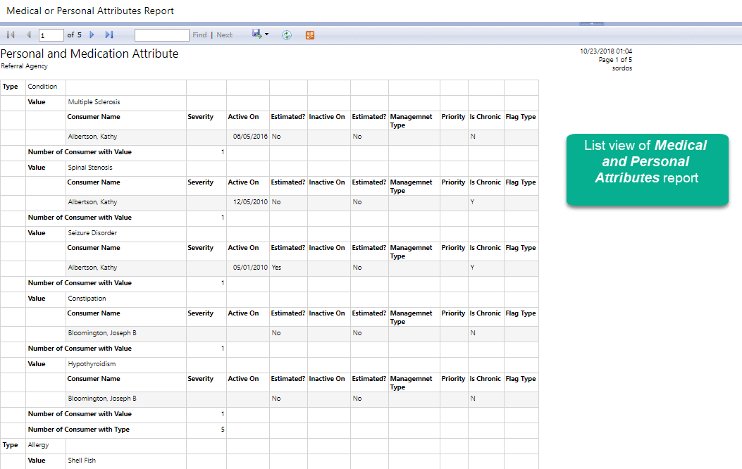 Using the Medical or Personal Attributes Report in Case Manager ...